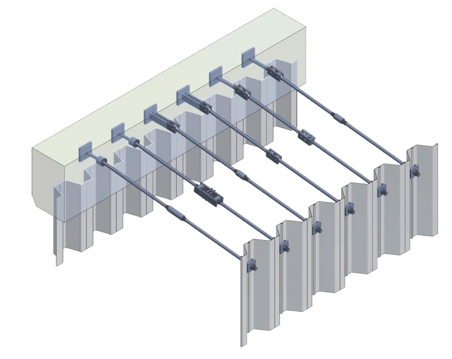 legankers, legankers, trekankers, ankerscherm, groutankers